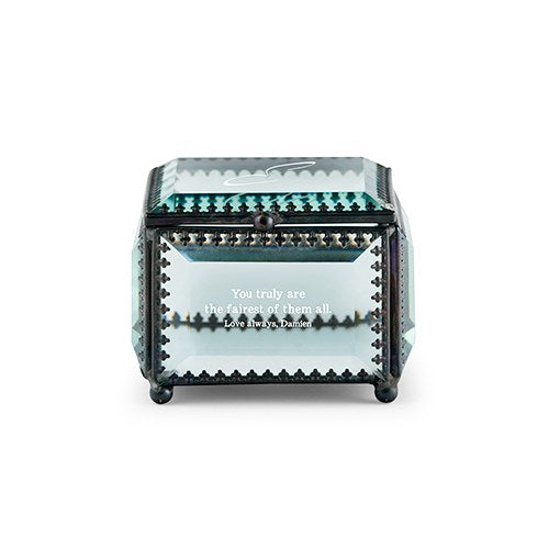 Glass Jewelry Box- Custom Engraved – Forever Anniversary