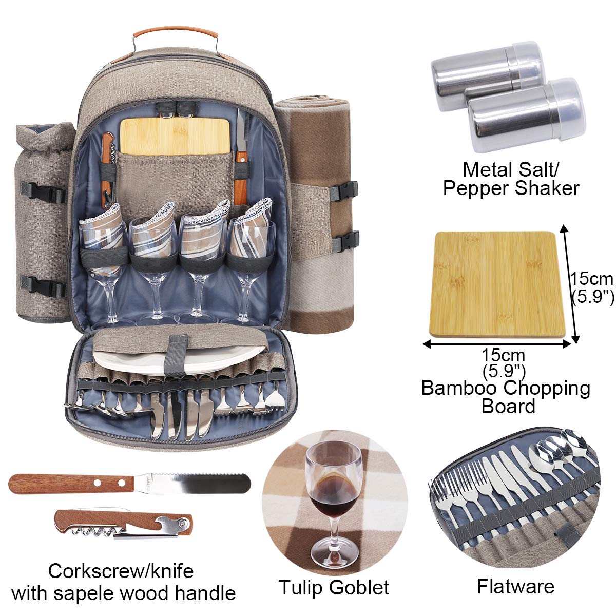 camping picnic backpack
