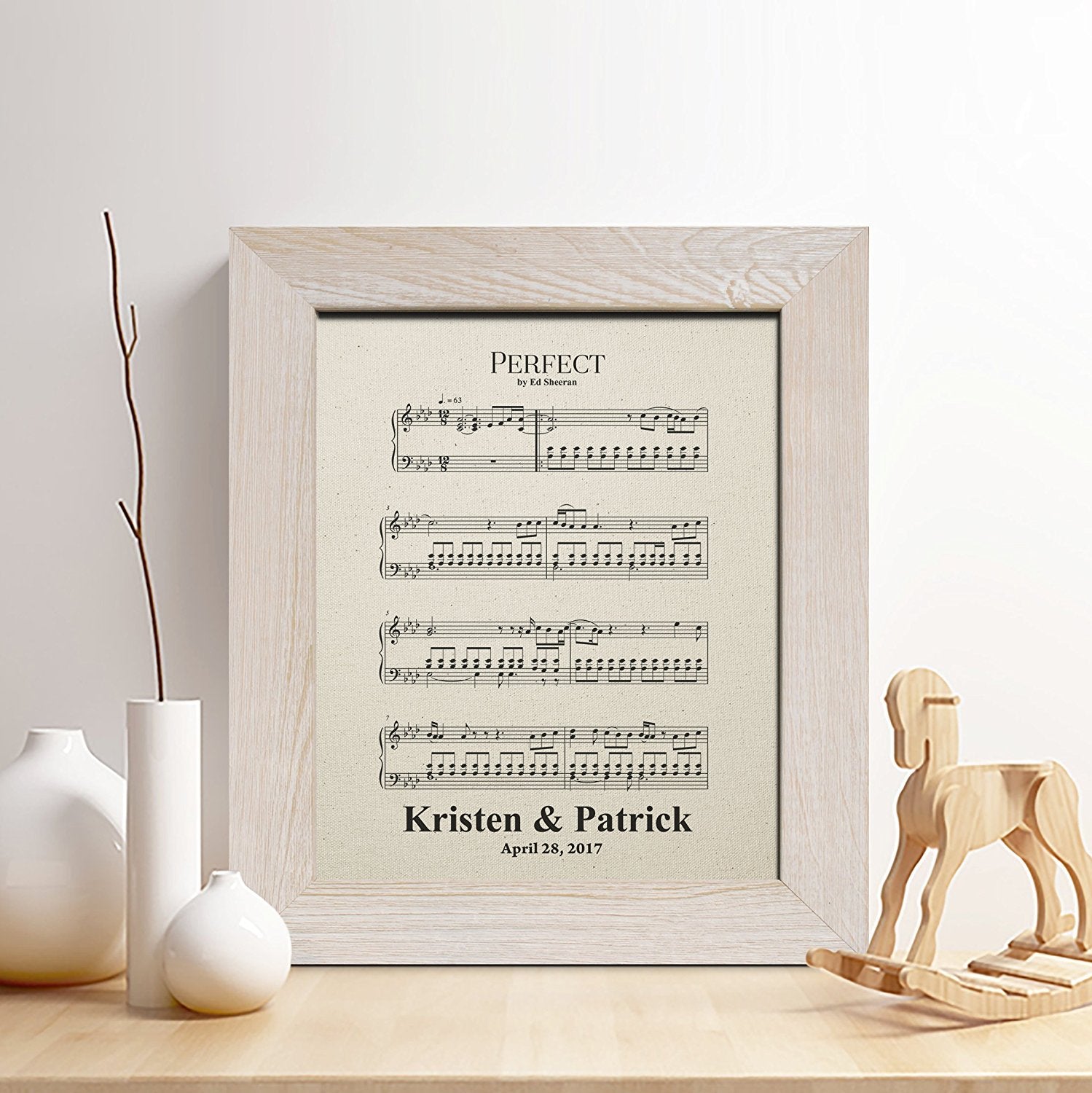 Custom Sheet Music Print – Forever Anniversary